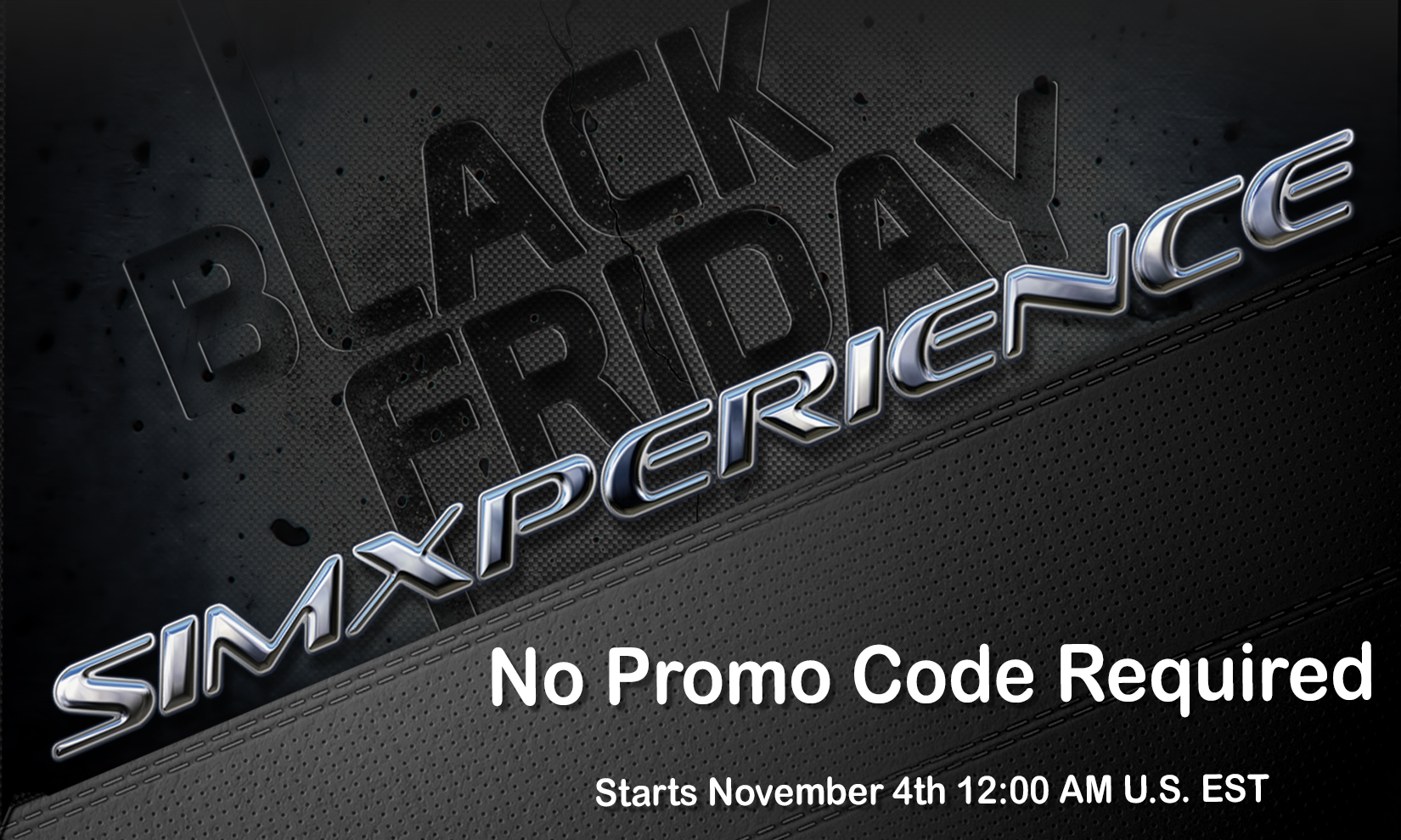Black Friday 2024 | SimXperience® Full Motion Racing Simulator Technologies