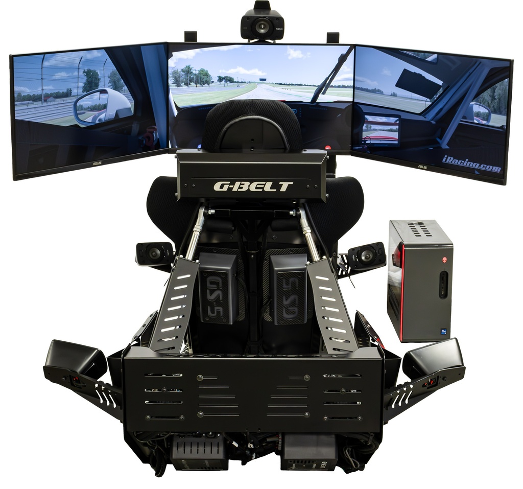 ESR-3 Pro Racing Simulator - Triple 4K 32" ASUS Low Lag Display ...